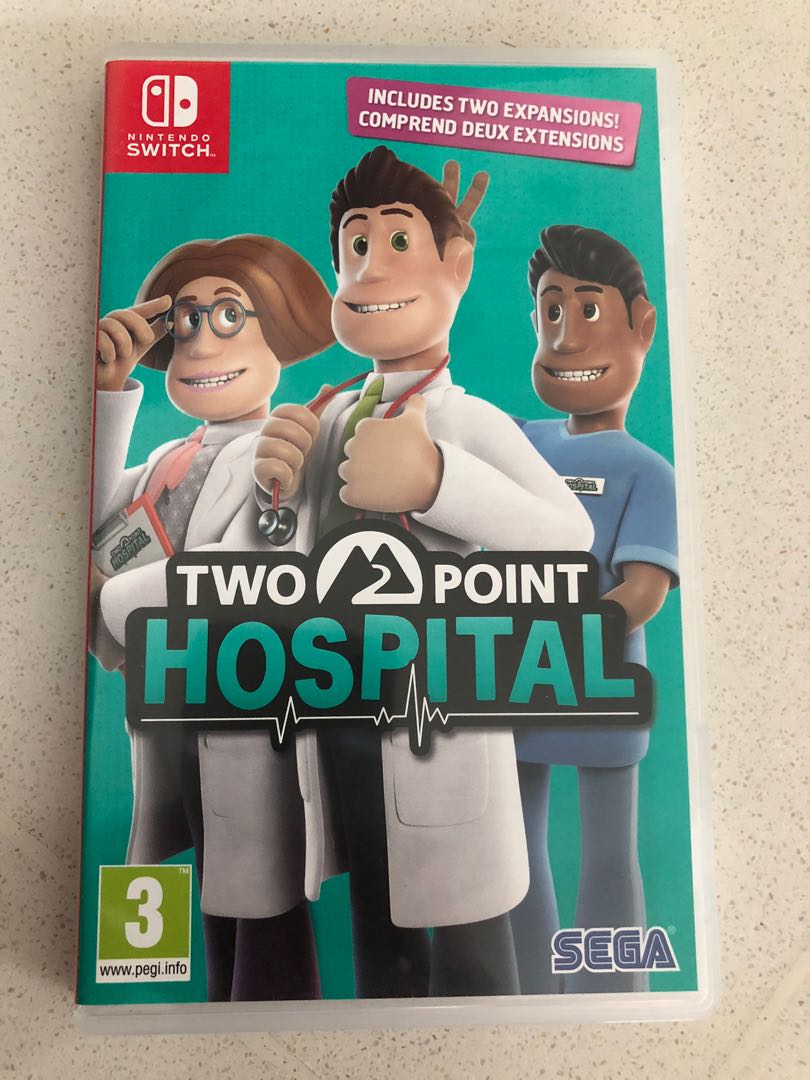 Nintendo switch game Two Point Hospital, Video Gaming, Video Games ...