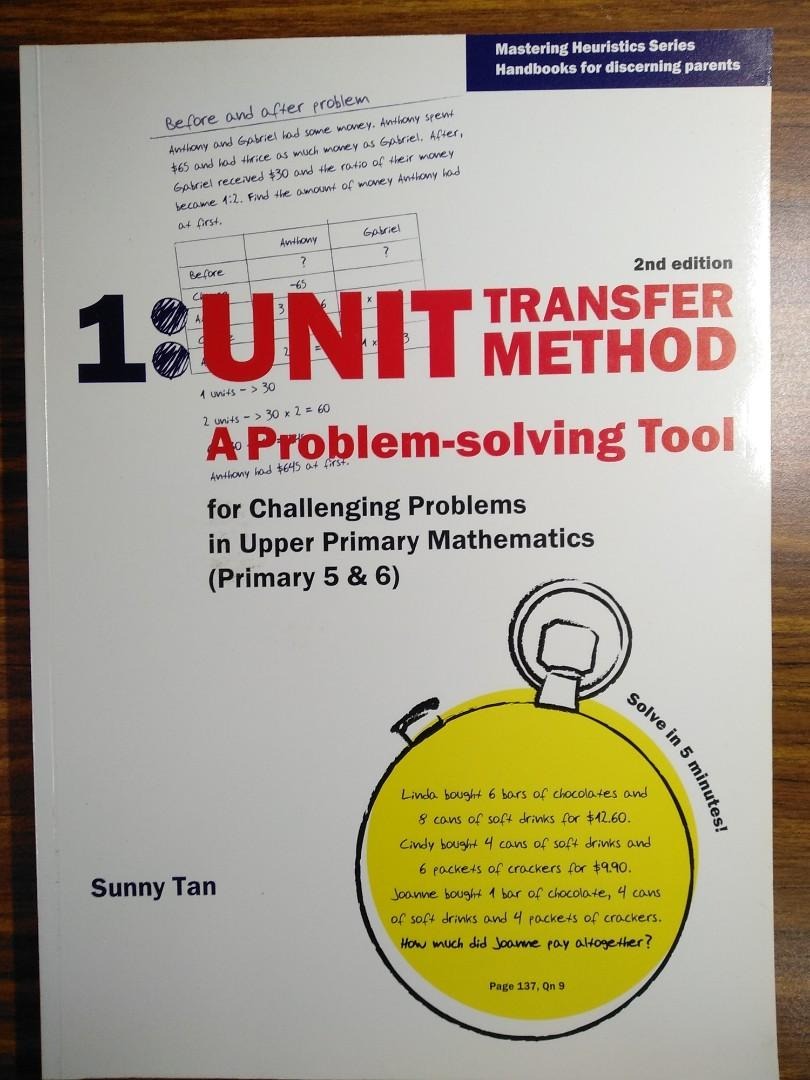 Unit Transfer Method A Problem Solving Tool Hobbies And Toys Books And Magazines Assessment Books