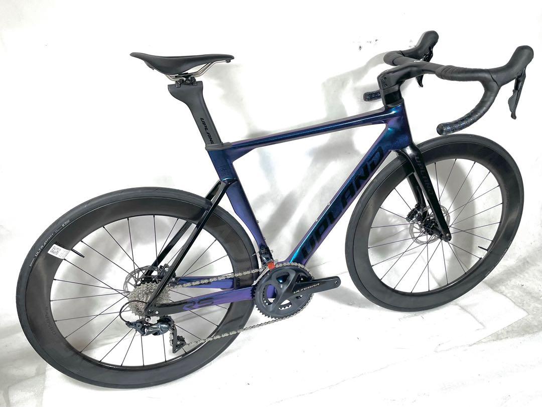 Upland 全內走碟剎變色龍公路車 Shimano Ultegra R8020油碟大套 邁金Exar Db58 Pro碳輪 Disc ...