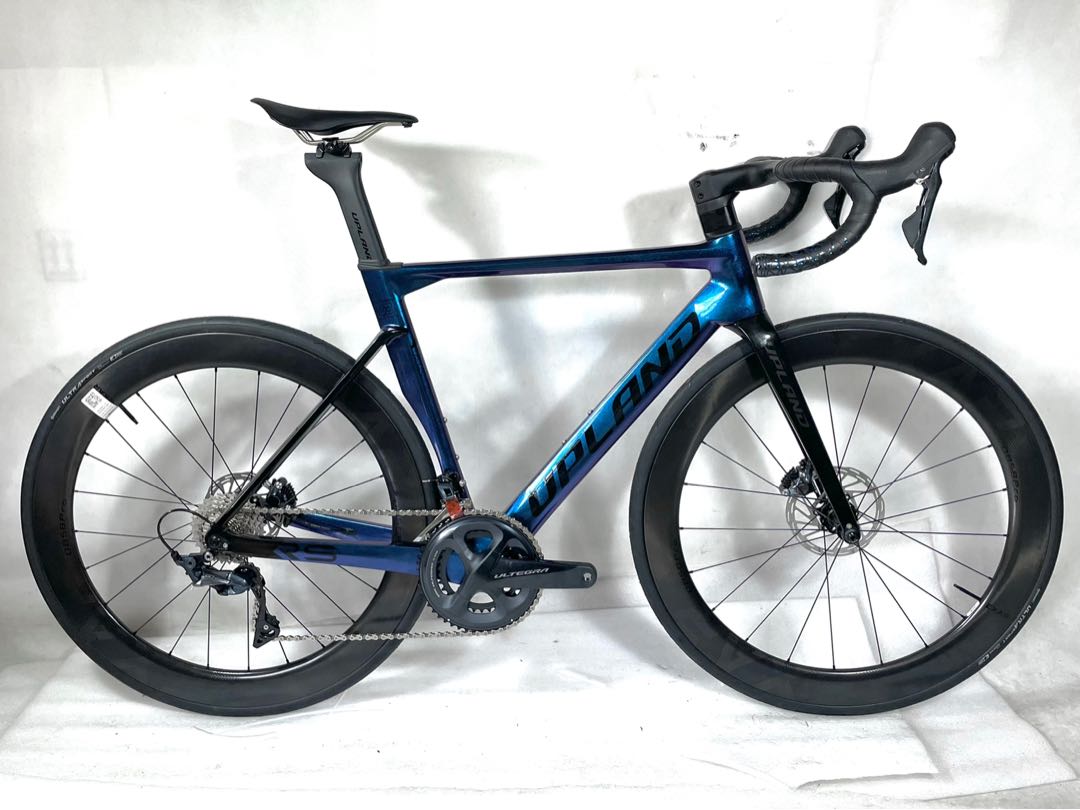 Upland 全內走碟剎變色龍公路車 Shimano Ultegra R8020油碟大套 邁金Exar Db58 Pro碳輪 Disc ...