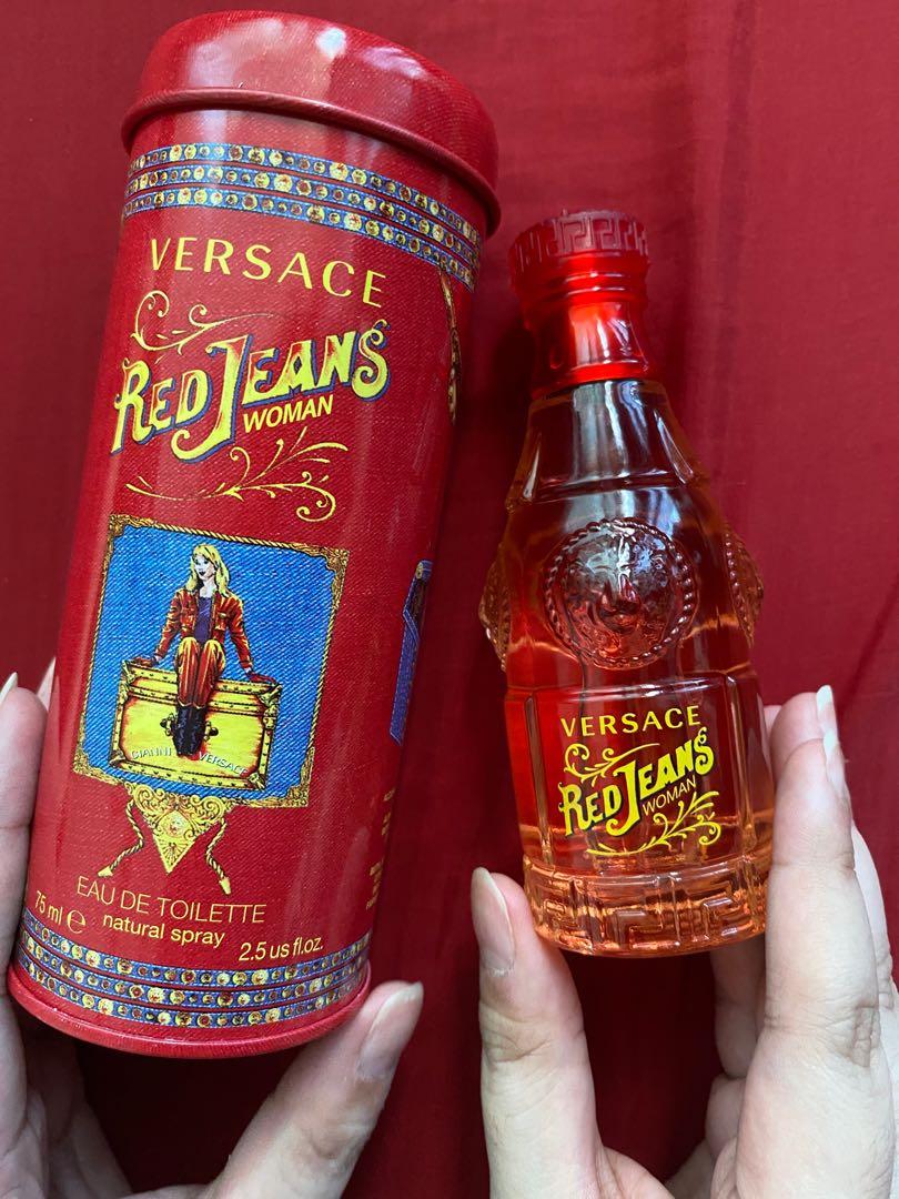 Versace Red Jeans, Beauty & Personal Care, Fragrance & Deodorants on ...
