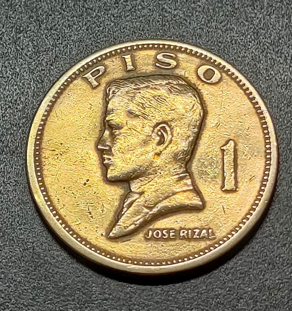 Vintage Philippines Jose Rizal 1 Piso 1972, Hobbies & Toys ...