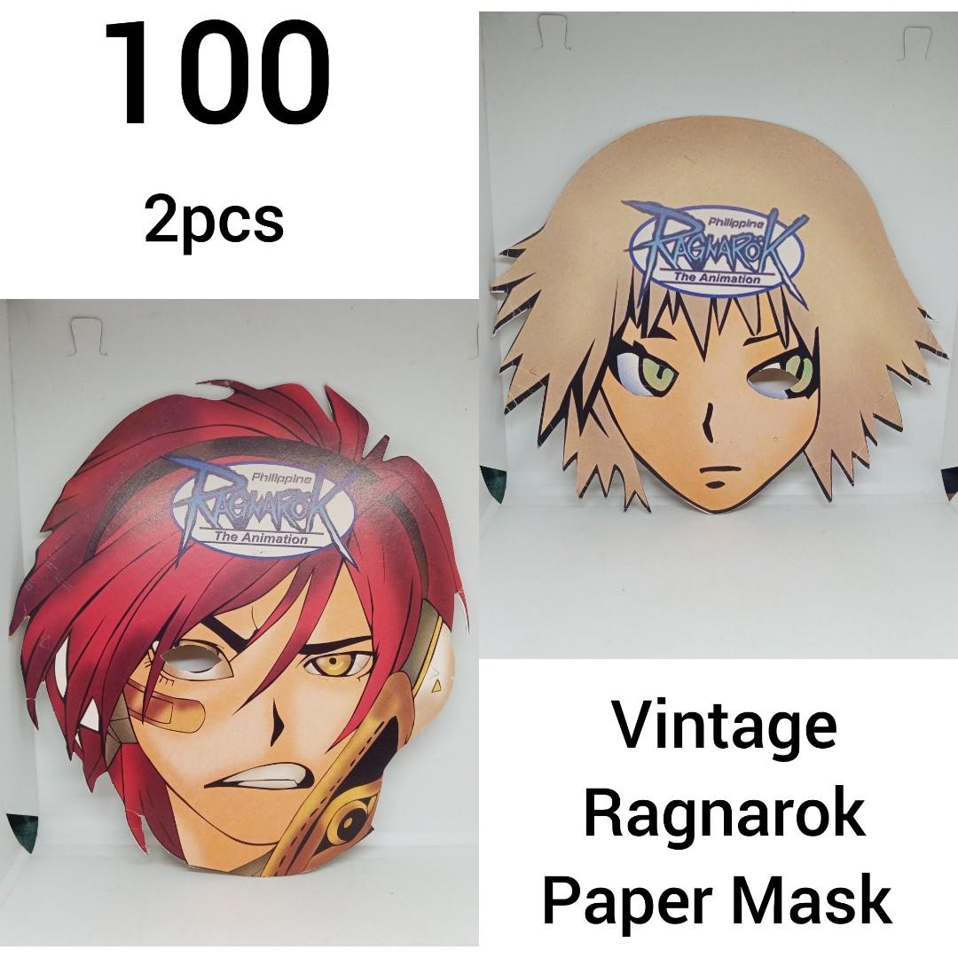 Vintage Ragnarok Paper Masks, Hobbies & Toys, Memorabilia ...