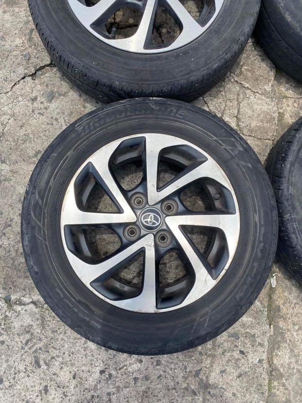 Wigo stock mags and tires, Car Parts & Accessories, Mags and Tires on ...