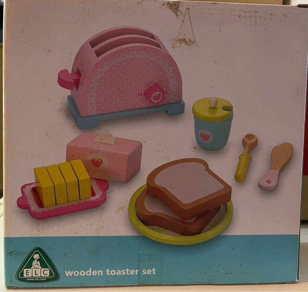 Wooden Toaster Set ELC, Hobbies & Toys, Toys & Games on Carousell