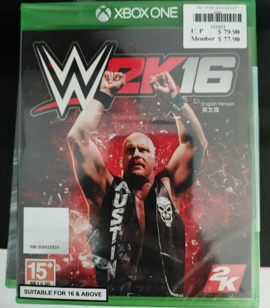 Xbox one W2k16 WWE Game, Video Gaming, Video Games, Xbox on Carousell
