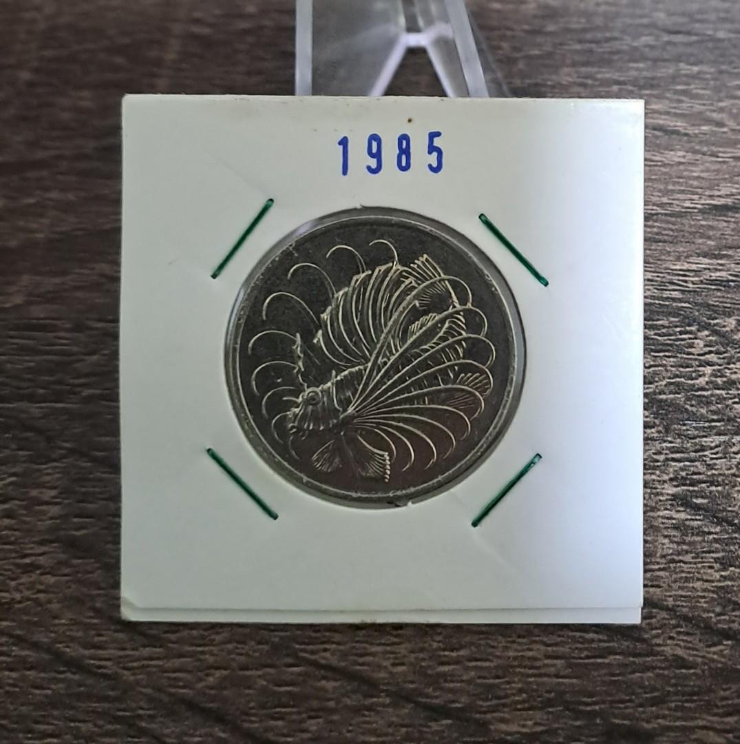 1985 singapore 1st series 50 cents coin, BU, Hobbies & Toys ...