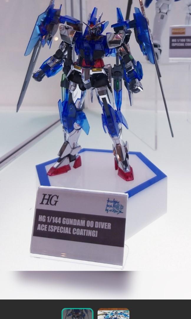 2019 奥海城高達展限定:Hg 1/144 Gundam 00 Diver Ace (special Coaling ), 興趣及遊戲, 玩具 & 遊戲類 - Carousell