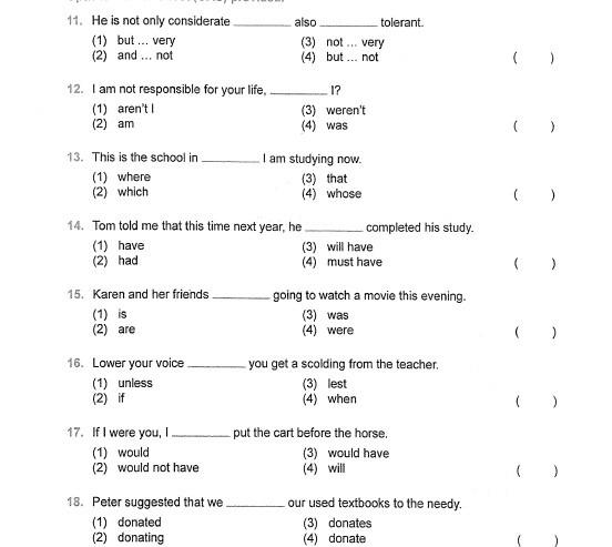 2023 AEIS English Practice Test Paper P2 P3 P4 P5 Sec 1 Sec 2 Sec 3 ...