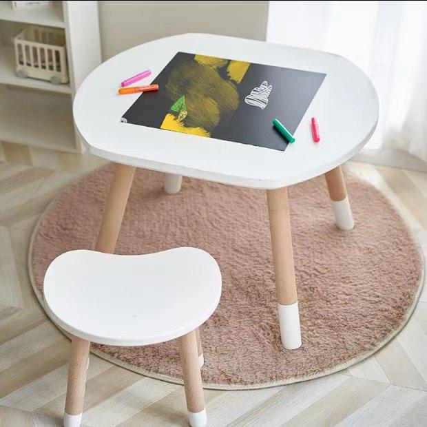 3 in 1 adjustable height solid wood play table., Babies & Kids, Baby ...