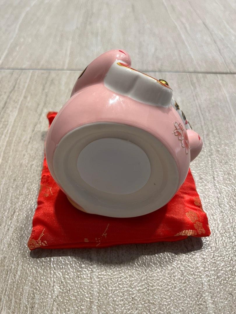 4.5 inch Ceramic Fortune Cat Coin Bank, Furniture & Home Living, Home ...