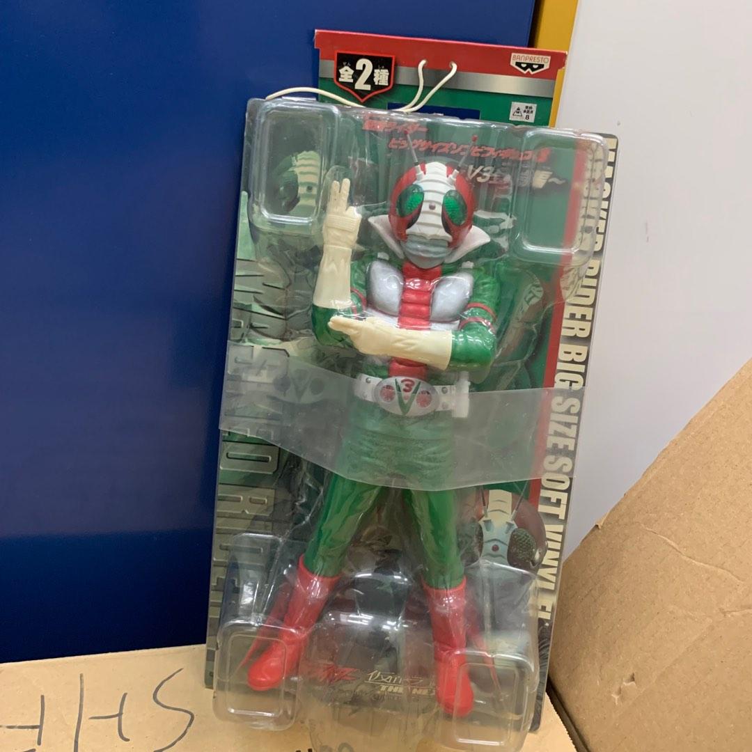 全新 Banpresto 12吋 Masked Kamen Rider V3 幪面超人 Big Soft Vinyl Figure, 興趣及 ...