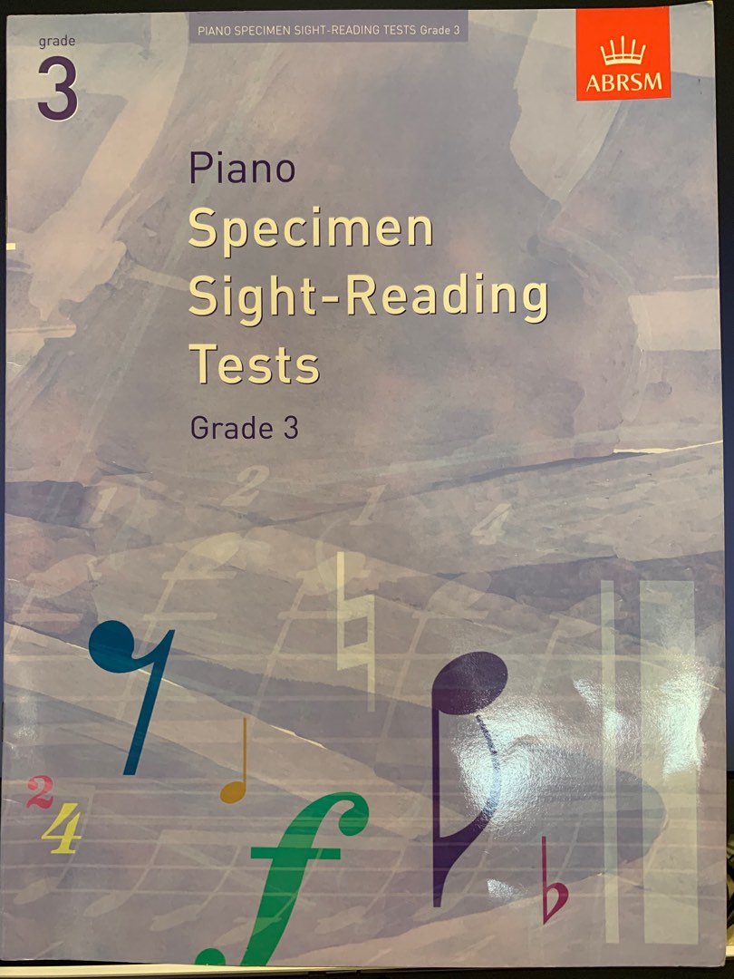 ABRSM Piano Specimen Sight-Reading Tests. Grade 3, Hobbies & Toys ...