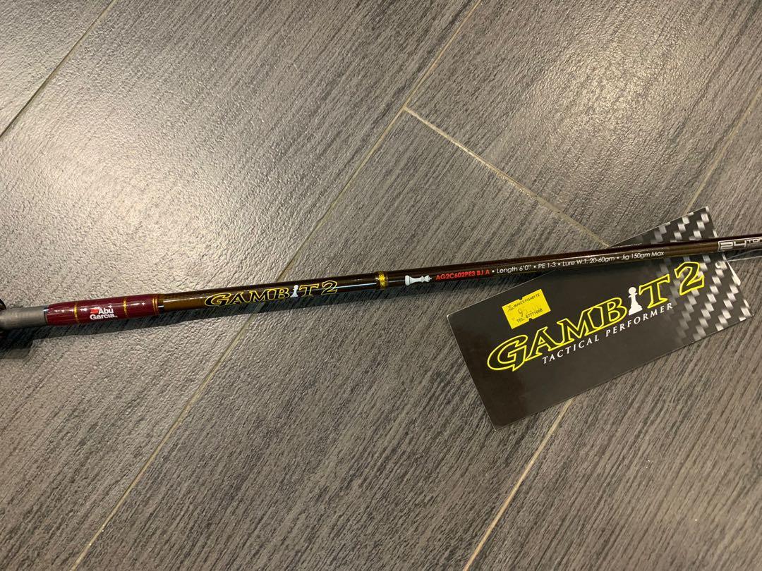 Abu Garcia Gambit 2 Jigging Rod AG2C602PE3 BJ A, Sports Equipment ...