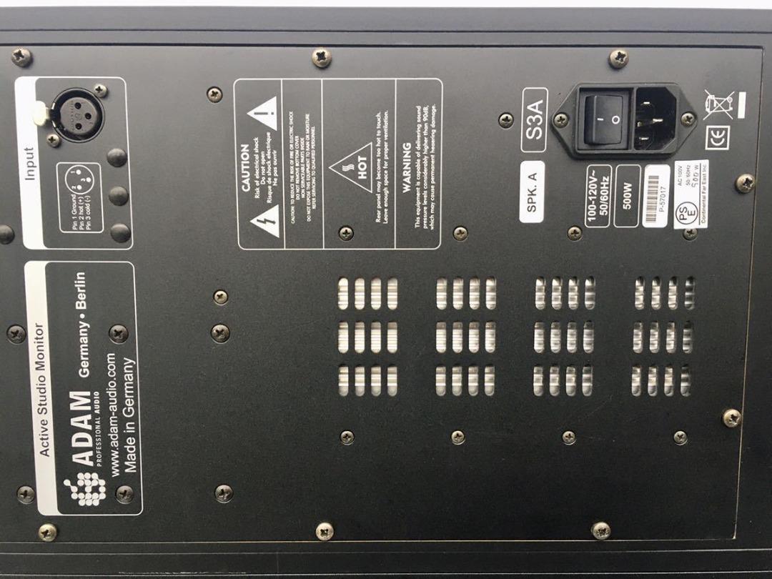 ADAM Audio S3A Active Nearfield / Midfield Monitors speaker, Audio ...
