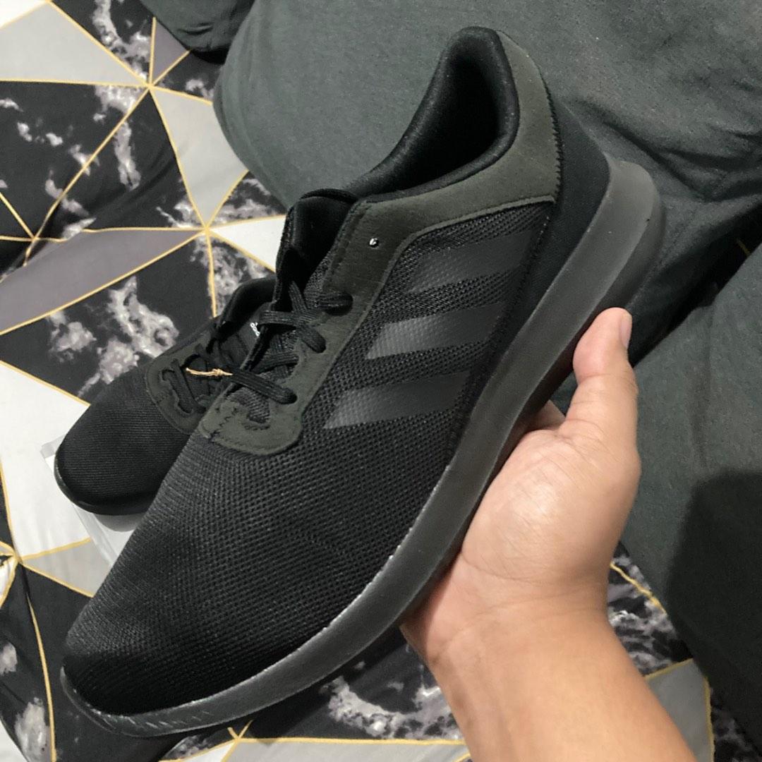 Adidas Core Racer 'Triple Black', Men's Fashion, Footwear, Sneakers on ...