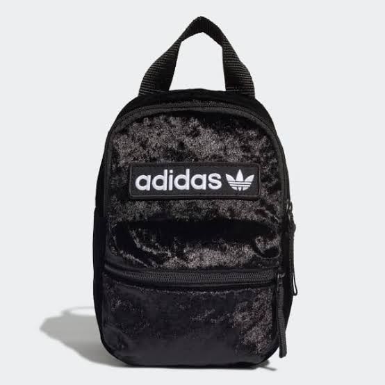 Adidas Velvet Backpack, Women's Fashion, Bags & Wallets, Backpacks on ...