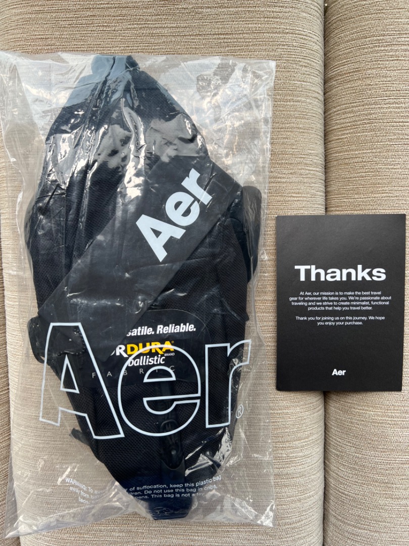 Aer City Sling 2 - Black, Men's Fashion, Bags, Sling Bags on Carousell