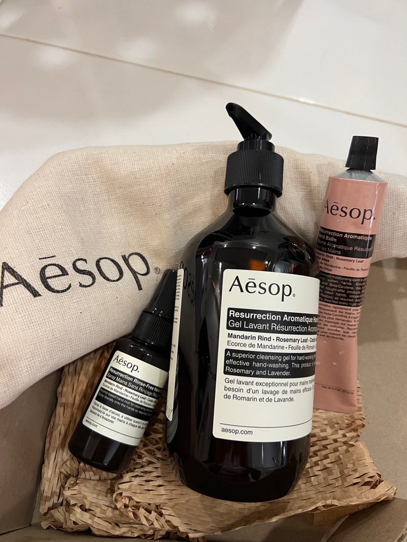 Aesop Resurrection Aromatique Set, Beauty & Personal Care, Hands ...
