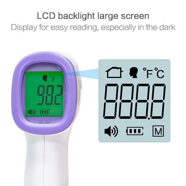 Anu Infrared Forehead Thermometer, Non-Contact Forehead Thermometer ...