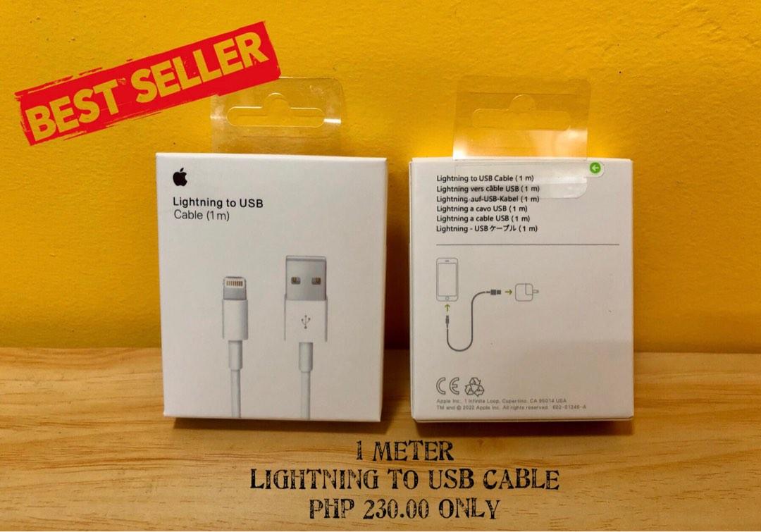 Apple iPhone Lightning Cable, Mobile Phones & Gadgets, Mobile & Gadget Accessories, Chargers ...