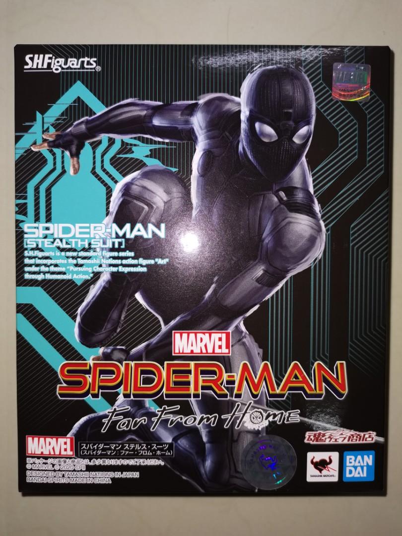 Bandai SHF S.H.Figuarts Spider-Man Far From Home Stealth Suit Action ...