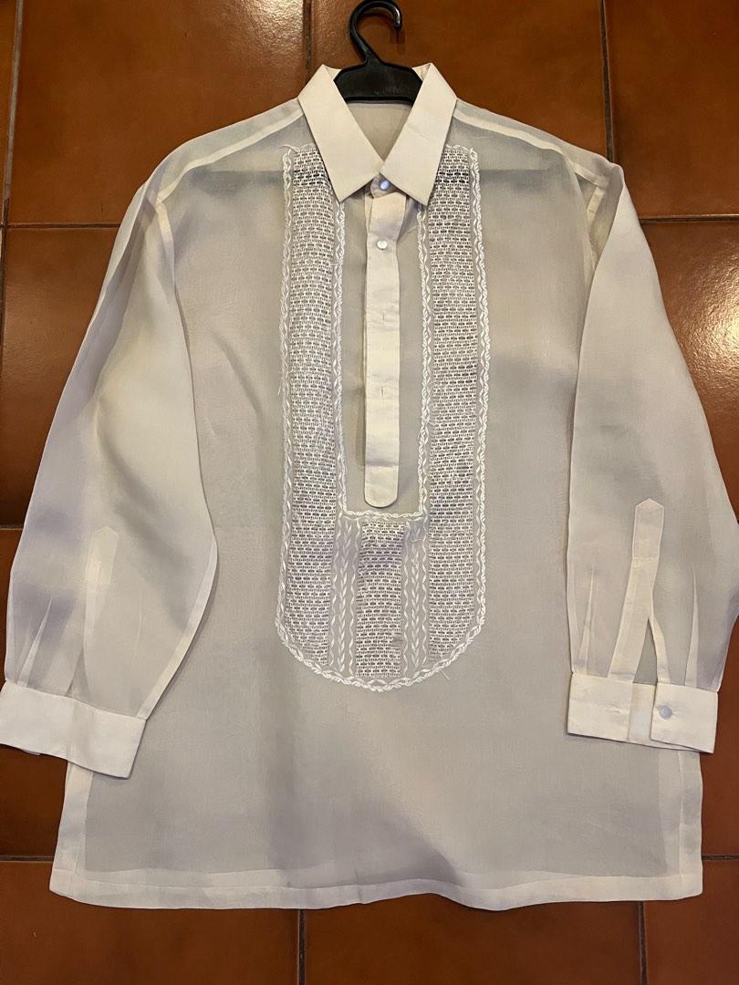Barong Four, Men's Fashion, Tops & Sets, Formal Shirts on Carousell