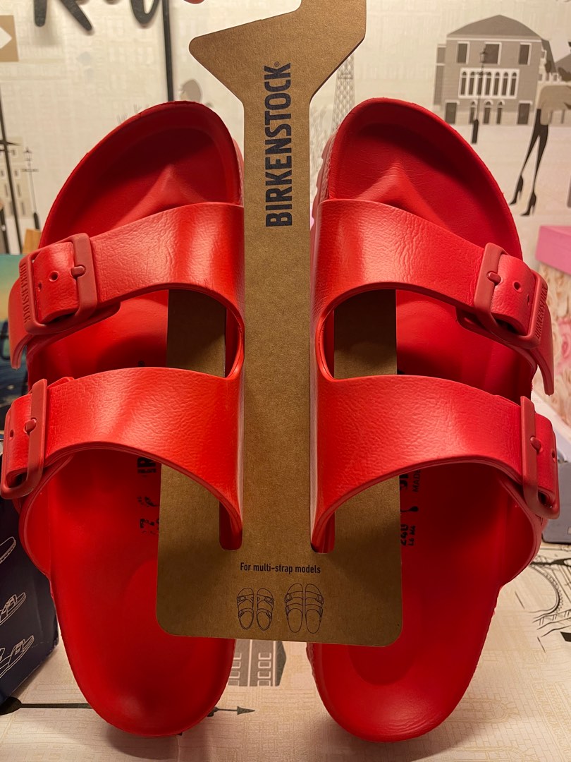 Birkenstock Arizona Eva (Red) Last Price Posted, Women's Fashion ...