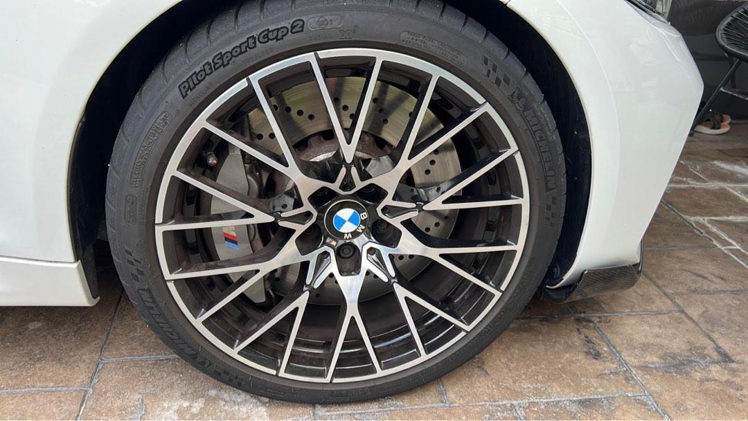 BMW M2C 19 Inch Original Wheels, Car Accessories, Tyres & Rims on Carousell