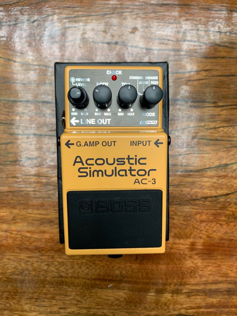 Boss AC-3 Acoustic Simulator Pedal, Hobbies & Toys, Music & Media ...