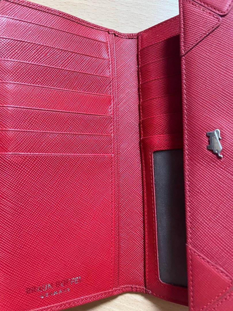 Braun Buffel Red Long Wallet, Women's Fashion, Bags & Wallets, Wallets ...