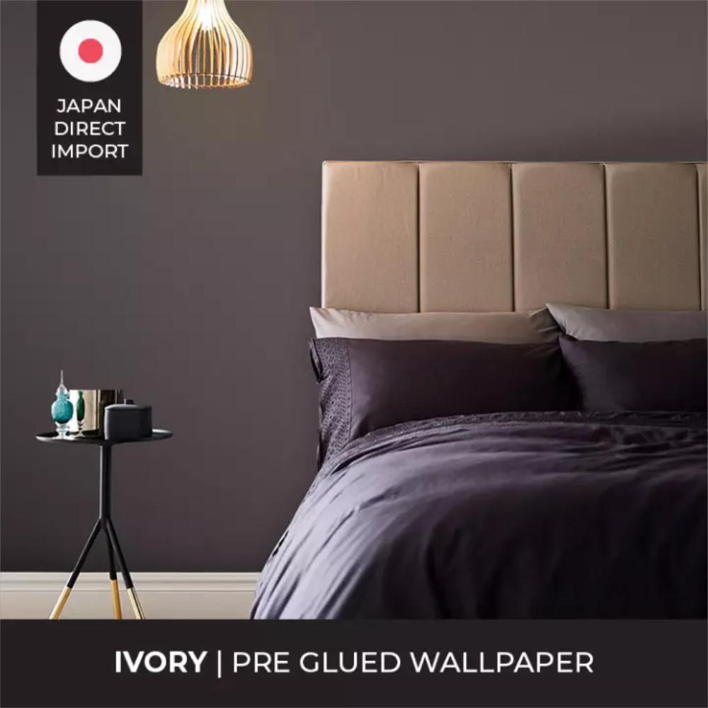 BROWN Muji Style Plain Wallpaper - Japan Import High Quality Branded ...