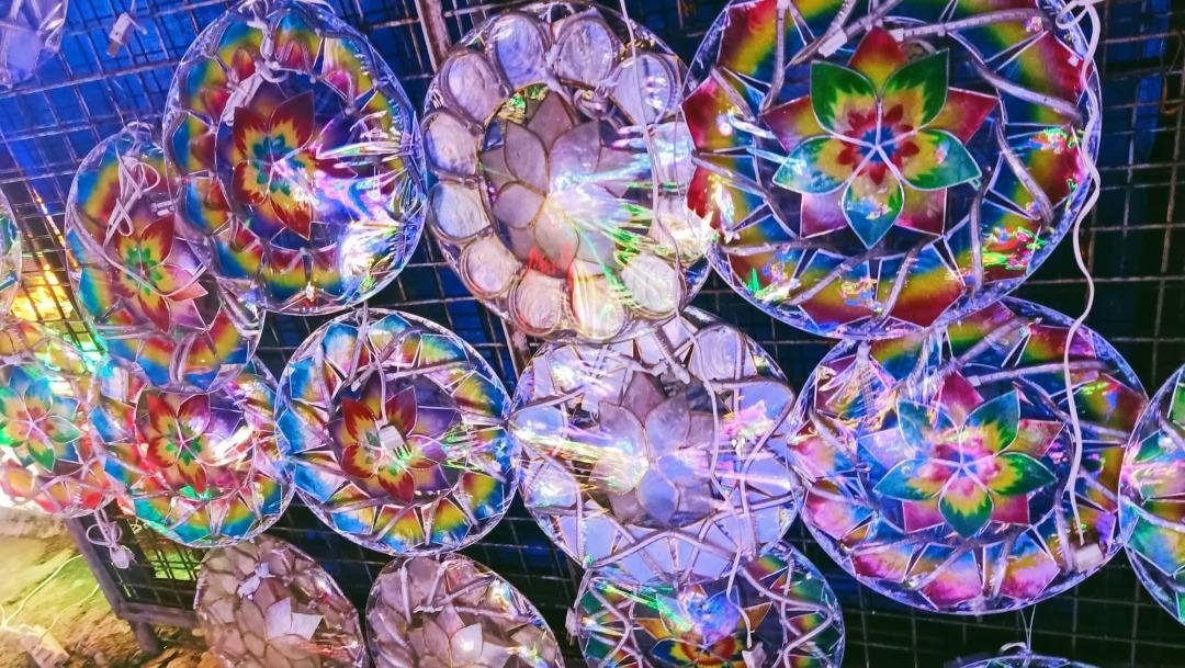 Capiz Parol/Christmas Seashells Christmas Lanterns with LED lights /10 ...