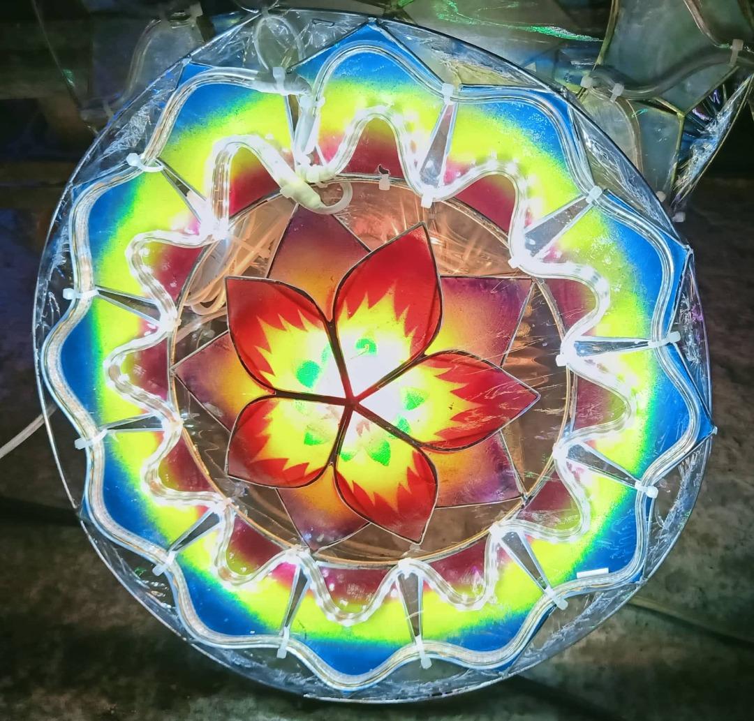 Capiz Parol/Christmas Seashells Christmas Lanterns with LED lights /10 ...