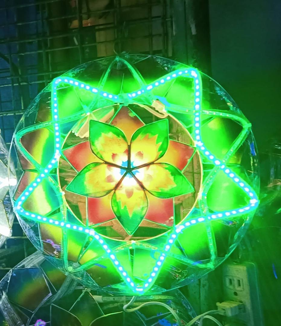 Capiz Parol/Christmas Seashells Christmas Lanterns with LED lights /10 ...