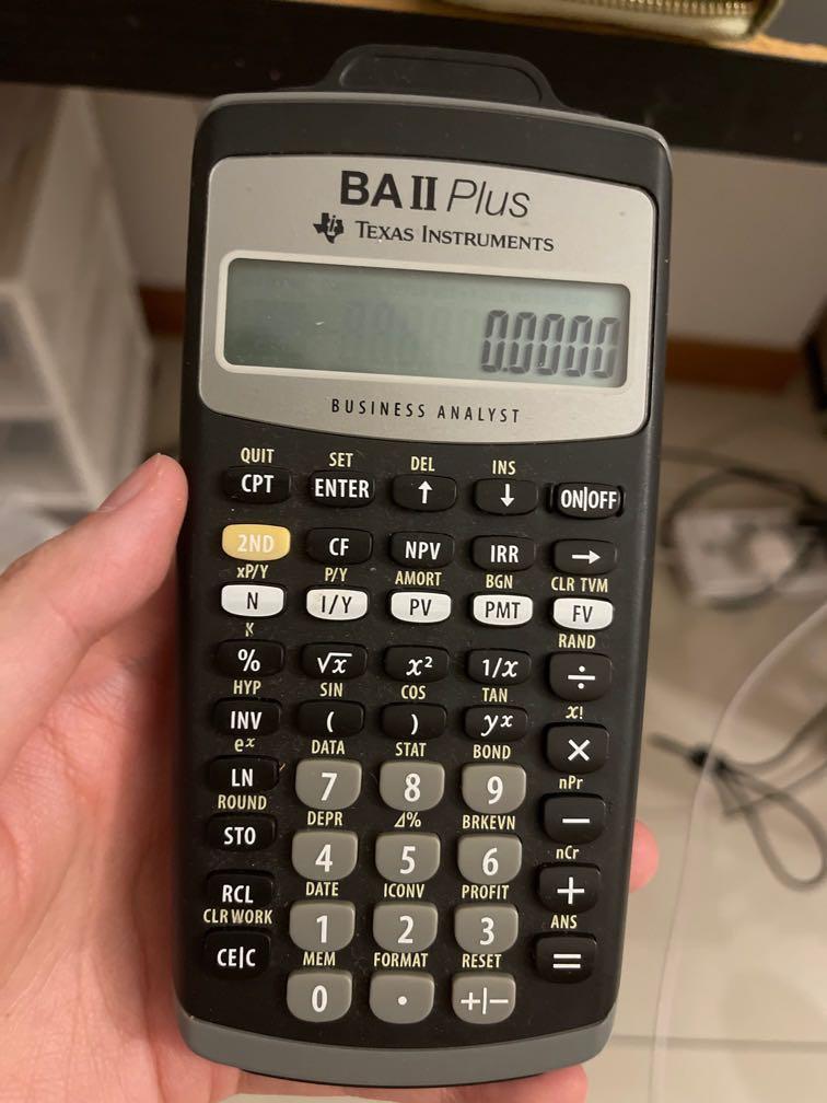 CFA caculator, Computers & Tech, Office & Business Technology on Carousell