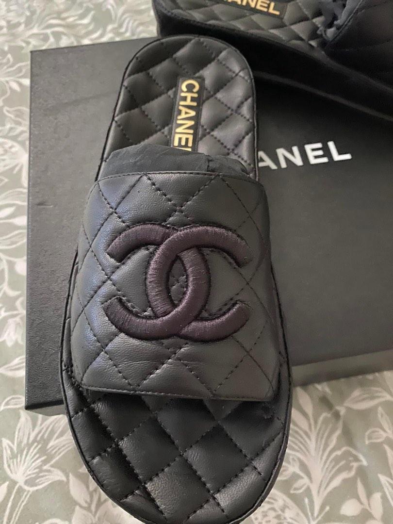 Chanel Mules 39, Luxury, Sneakers & Footwear on Carousell