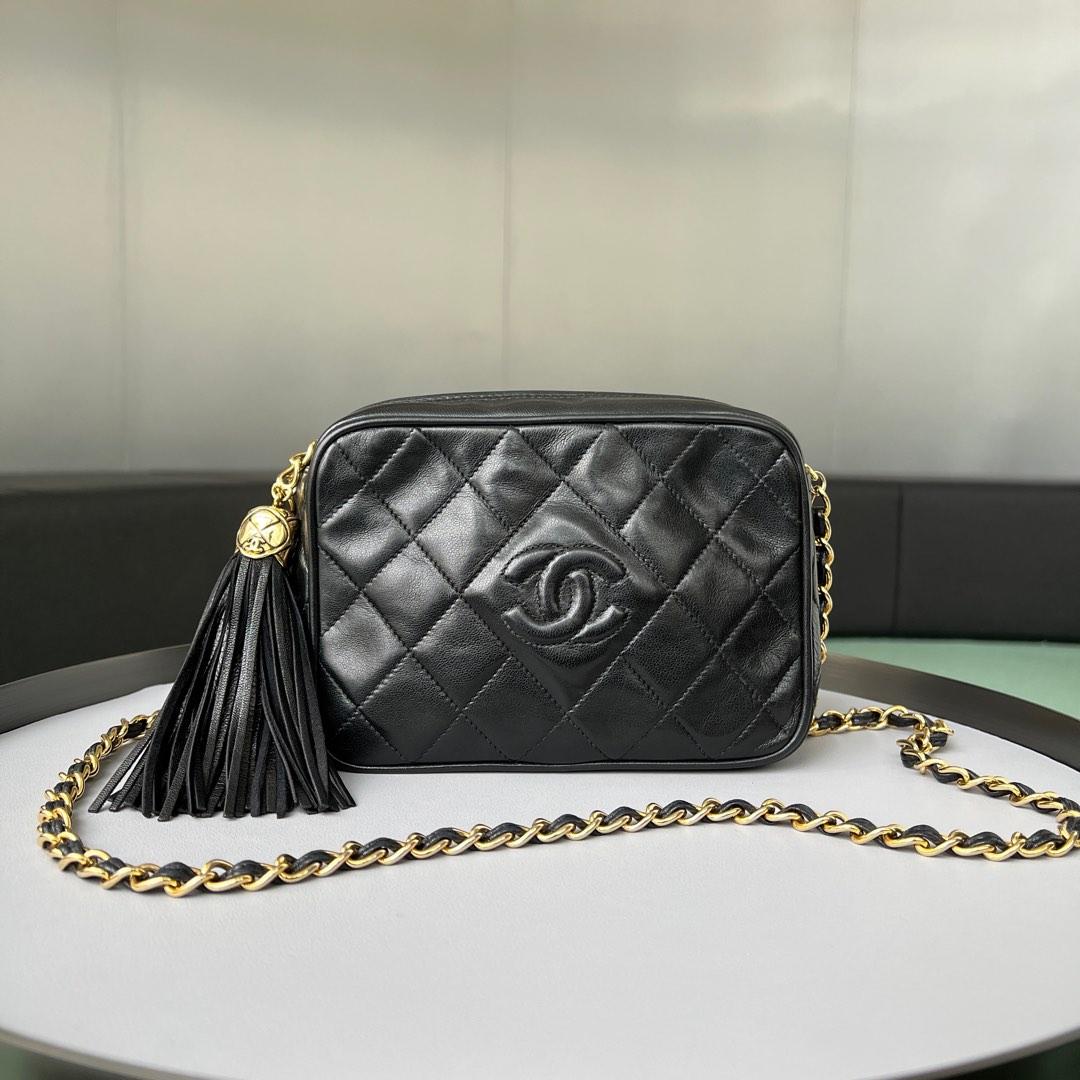 Chanel Vintage Camera Bag Tassel, Luxury, Bags & Wallets on Carousell