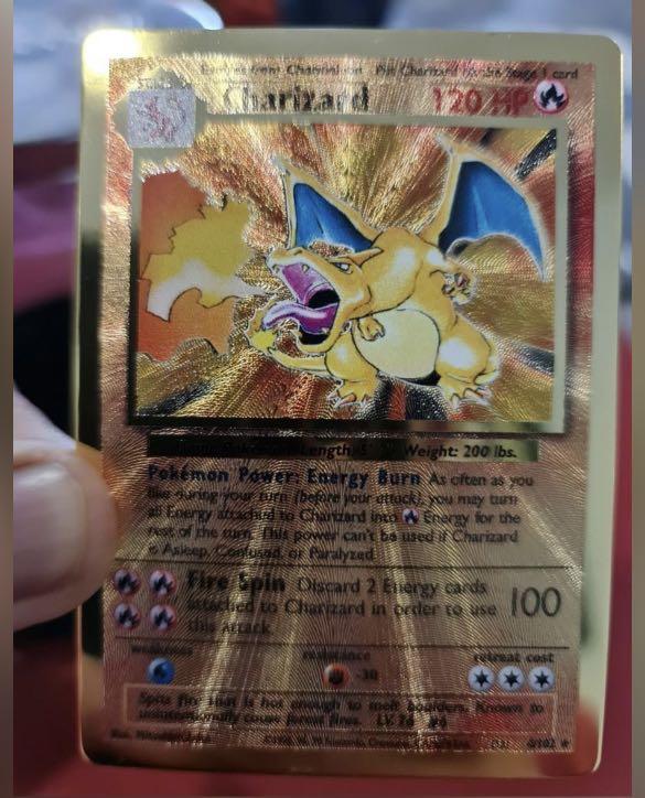 Charizard Celebrations gold metal upc box, Hobbies & Toys, Toys & Games ...