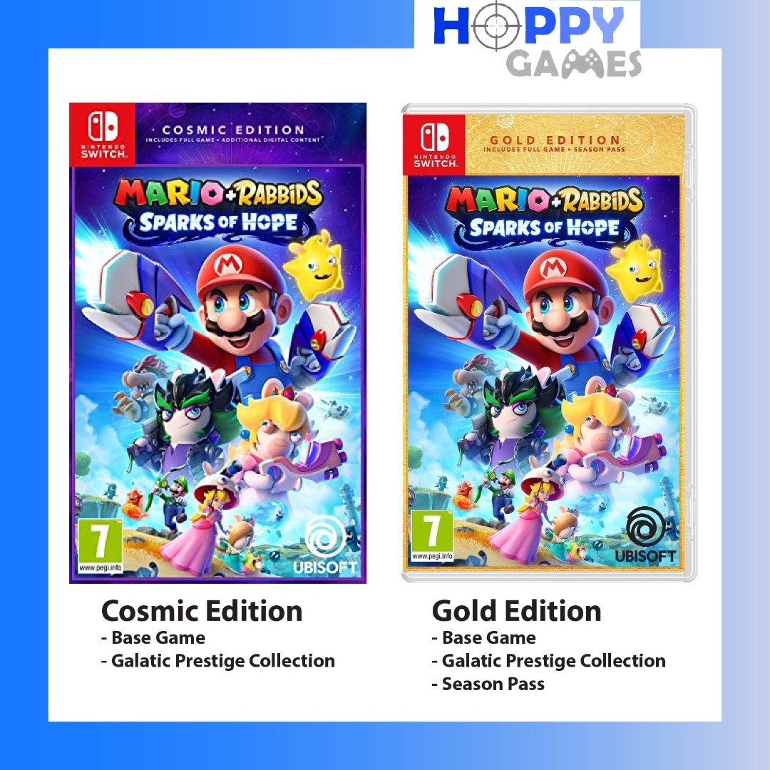 *CHOOSE OPTION* Mario Rabbids Sparks of Hope Spark Rabbid Cosmic ...