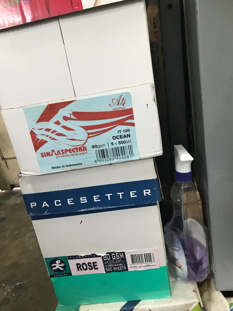 Coloured A4 paper ream, Hobbies & Toys, Stationery & Craft, Other ...