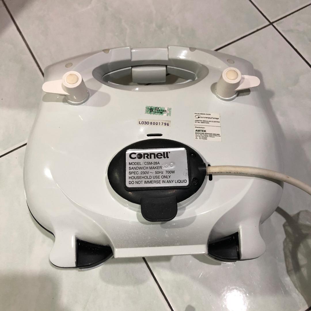 Cornell Sandwich Maker CSM - 28A (Penang Only), TV & Home Appliances ...