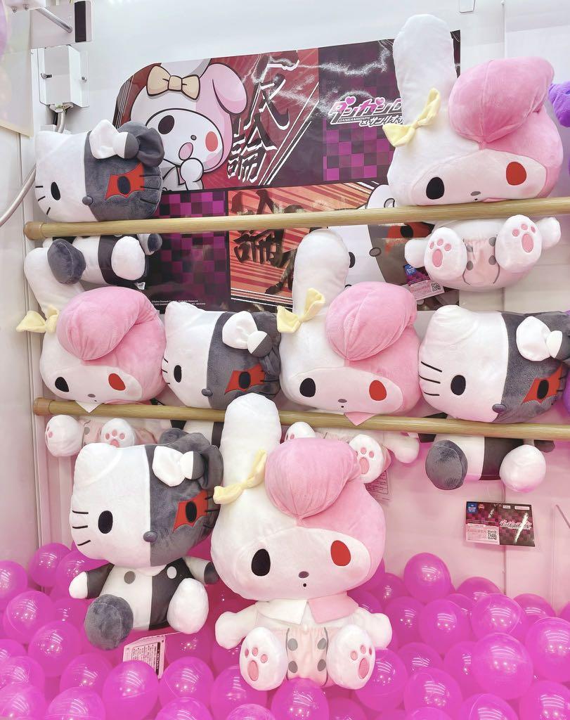 Danganronpa x Sanrio Character My Melody Monomi Monokuma Hello Kitty ...