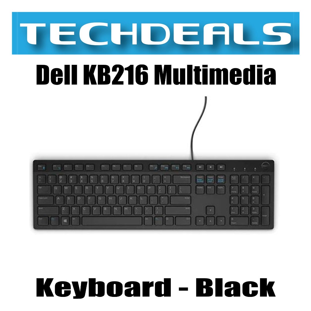 Dell KB216 Multimedia Keyboard - Black, Computers & Tech, Parts ...