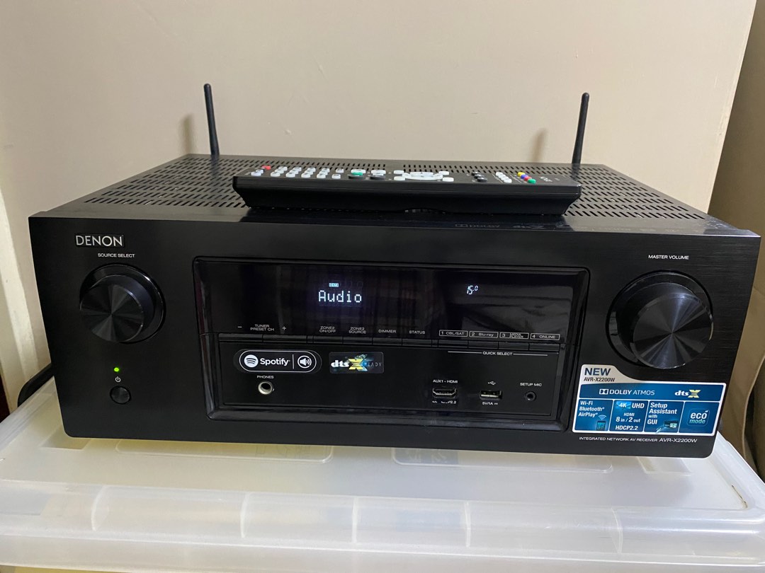 DENON AVR-X2200W, 音響器材, Soundbar、揚聲器、藍牙喇叭、耳擴 - Carousell
