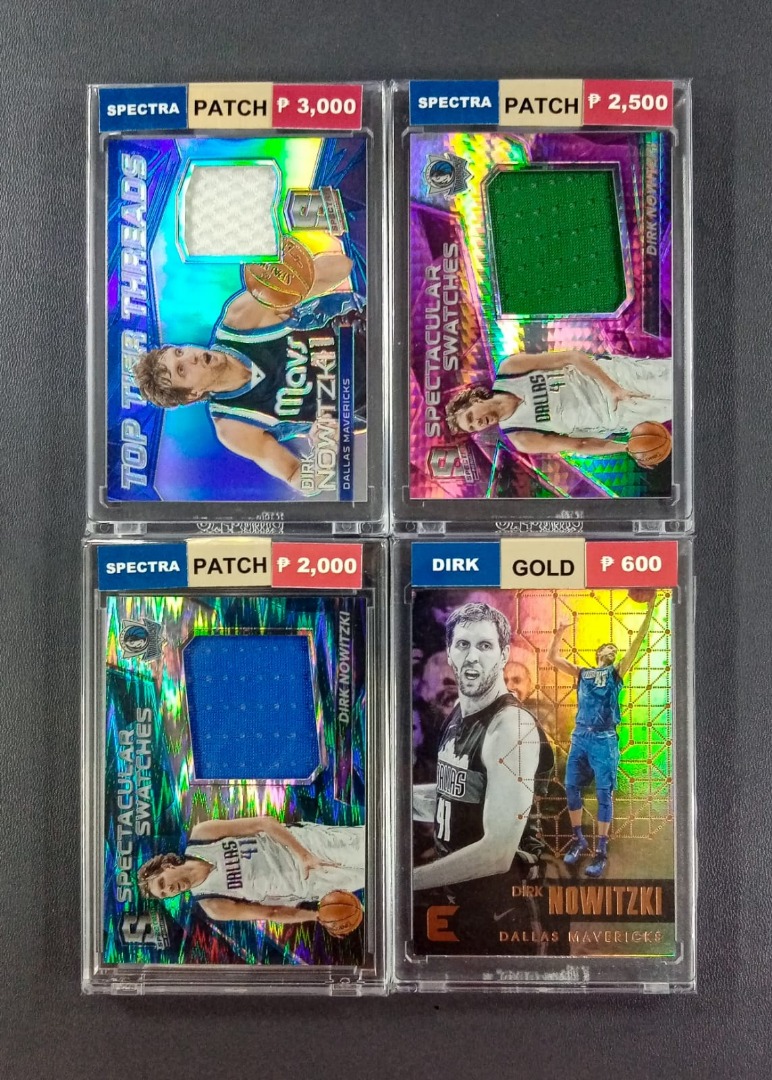 Dirk Nowitzki Patch NBA Cards with Free Magnetic Case, Hobbies & Toys ...