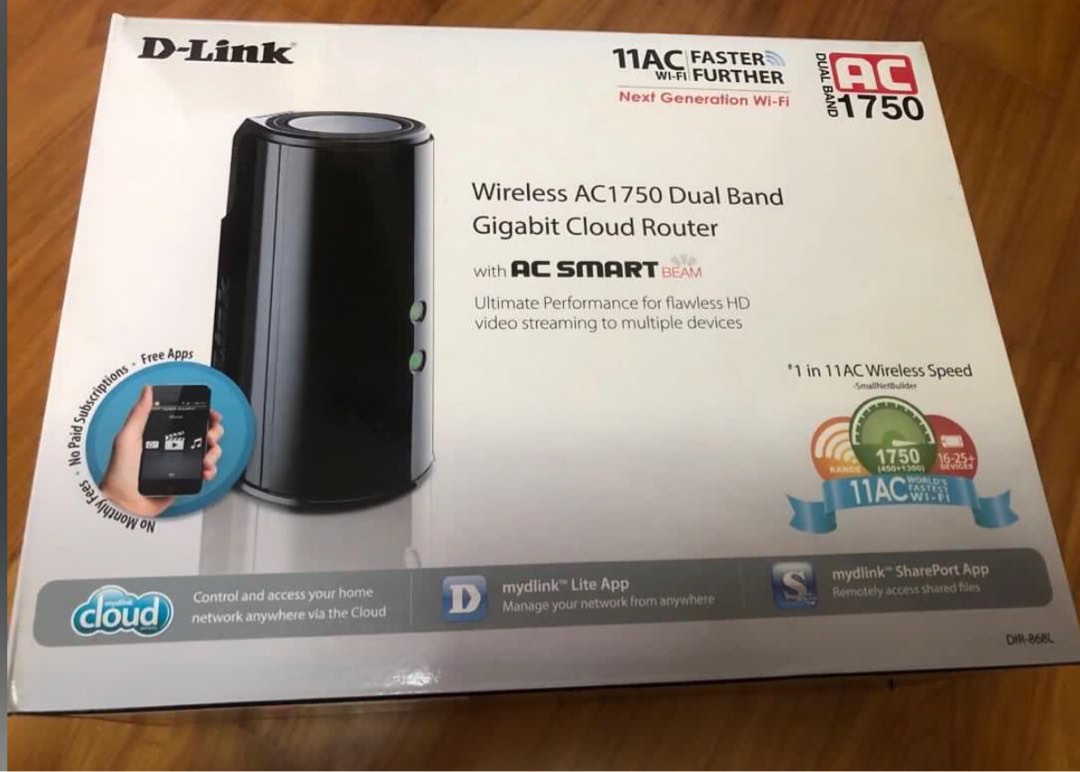 D-Link Dlink Gigabit Dual Band wireless router AC1750, Computers & Tech ...