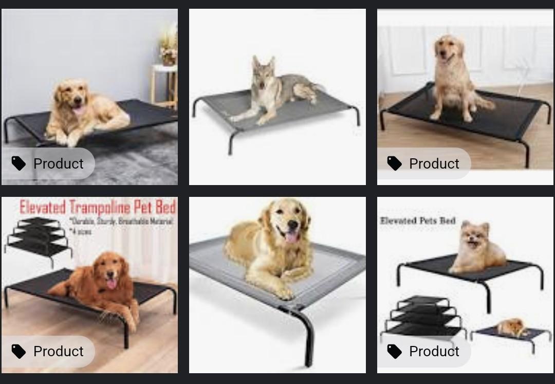 Dog Netted Bed, Pet Supplies, Homes & Other Pet Accessories on Carousell