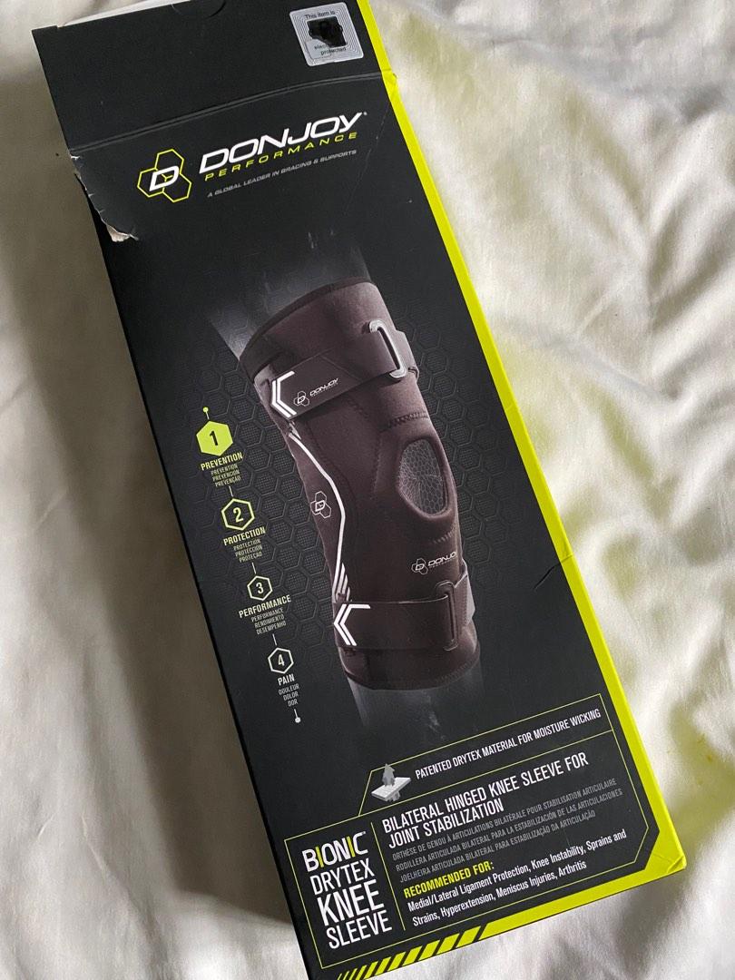Donjoy Knee Hinge Brace (S), Health & Nutrition, Braces, Support ...