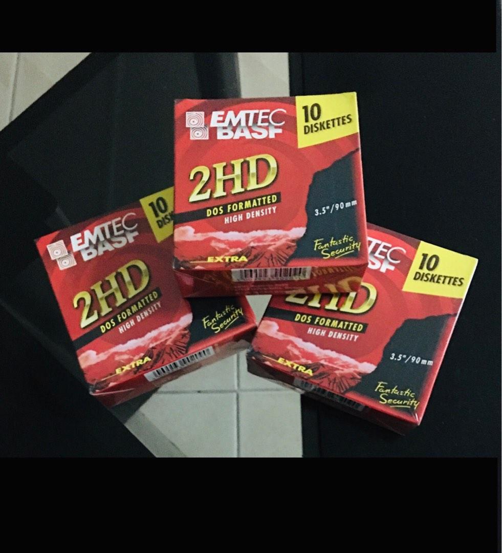 EMTEC 3.5” BASF Diskettes, Computers & Tech, Parts & Accessories, Other ...